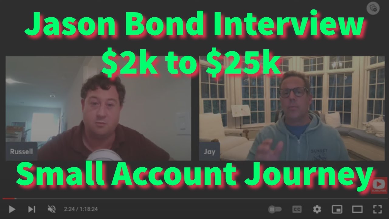 Jason Bond Small Account Journey LIVE Q&A - YouTube