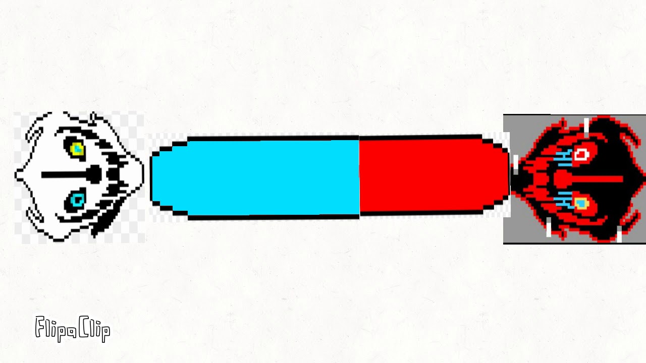 Ink Gaster Blaster Vs Error Gaster Blaster - YouTube