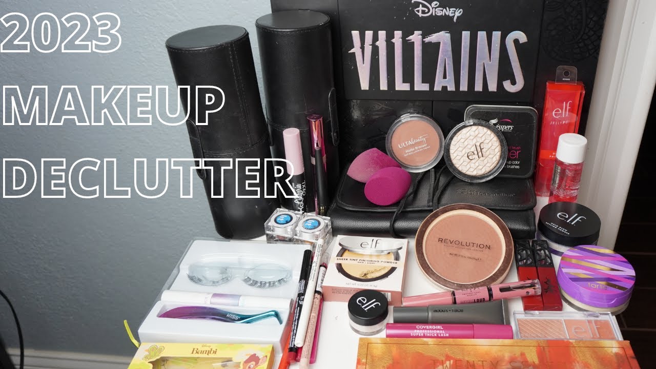 2023 MAKEUP DECLUTTER | POSSIBLY MY LAST MAKEUP DECLUTTER - YouTube