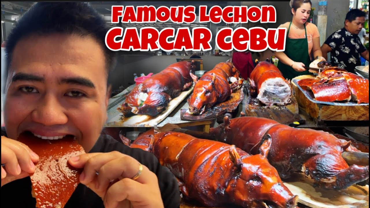 One of the Famous Lechon in the Philippines | Carcar Lechon sa Cebu - YouTube