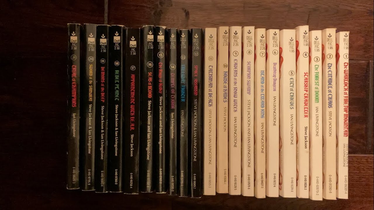 Fighting Fantasy game books - cool US versions the classic solo role ...