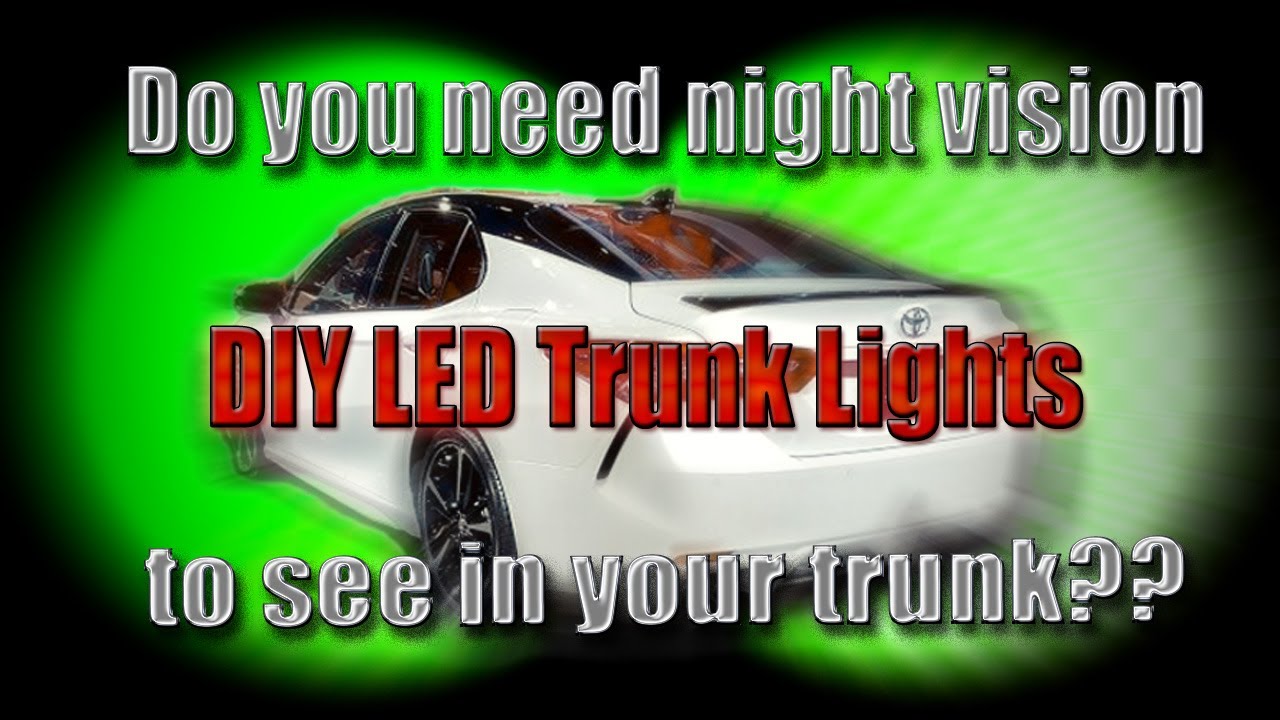 Toyota Camry Trunk Light LED Conversion - YouTube