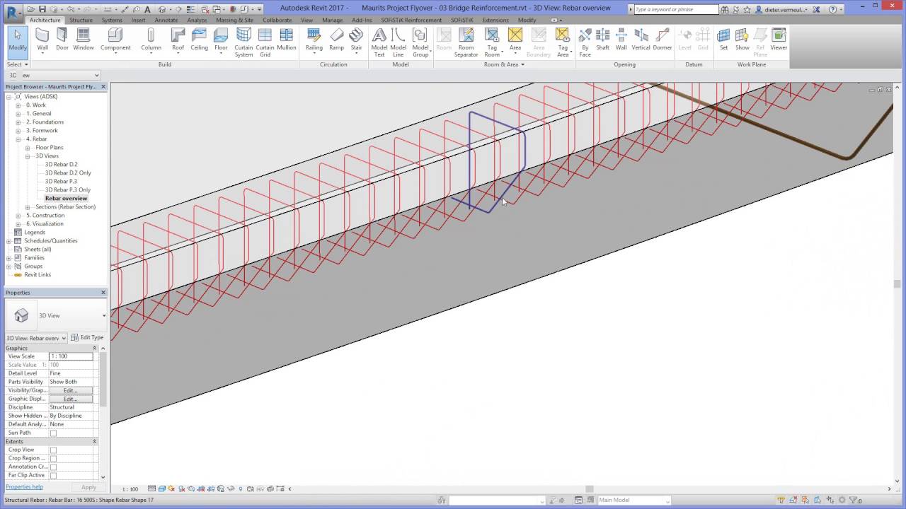 Computational Rebar Design for Bridges - YouTube