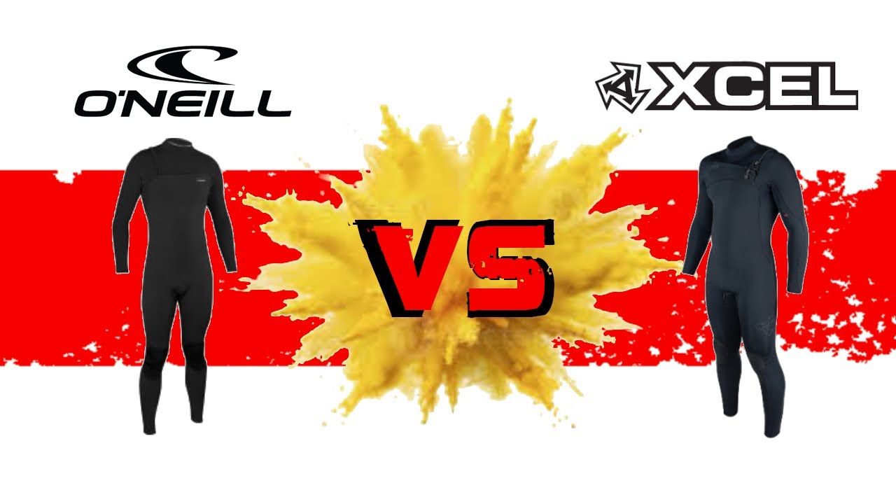 O'Neill Psycho Tech 5/4mm vs Xcel Comp + 5/4mm - YouTube