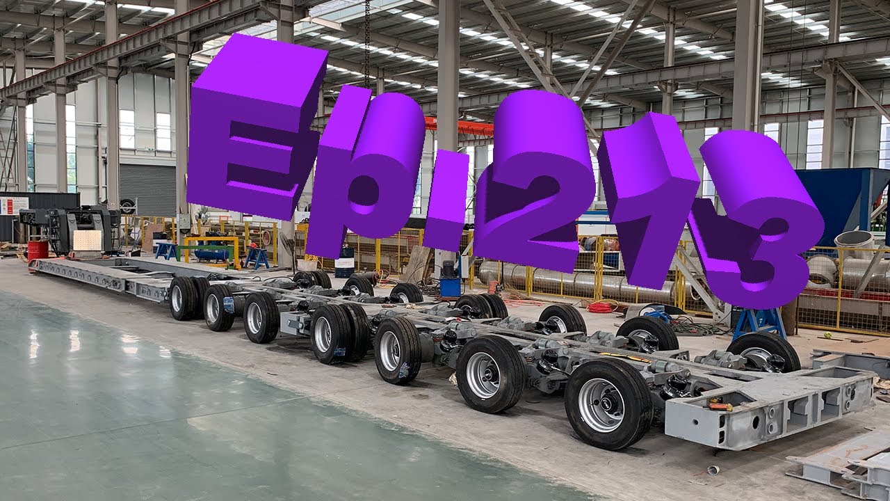 P213 Low Platform Lowboy Heavy Duty Capacity Low-Deck Lowbed For ...