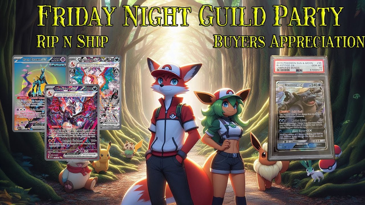 Friday Night Guild Party!!! Rip N Ship! Chat Giveaways!! - YouTube
