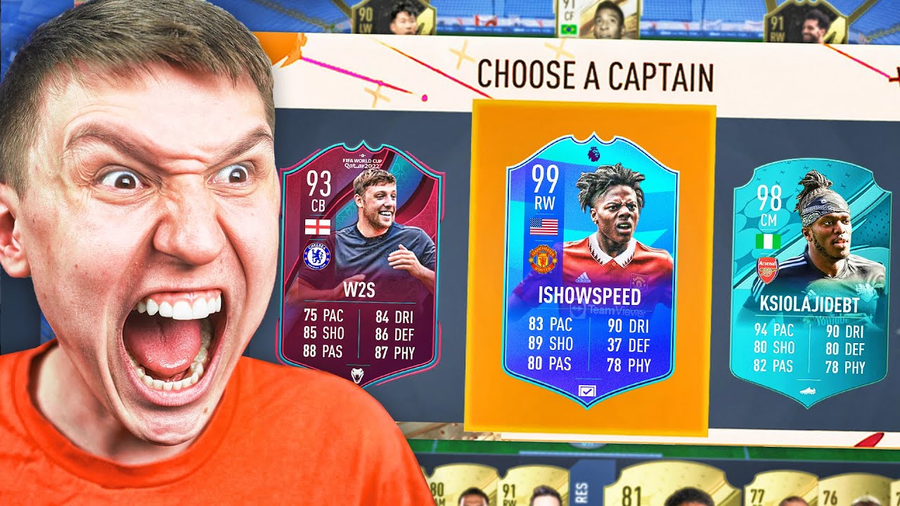 YOUTUBERS IN FIFA 23 FUT DRAFT ft Speed, KSI & W2S - YouTube