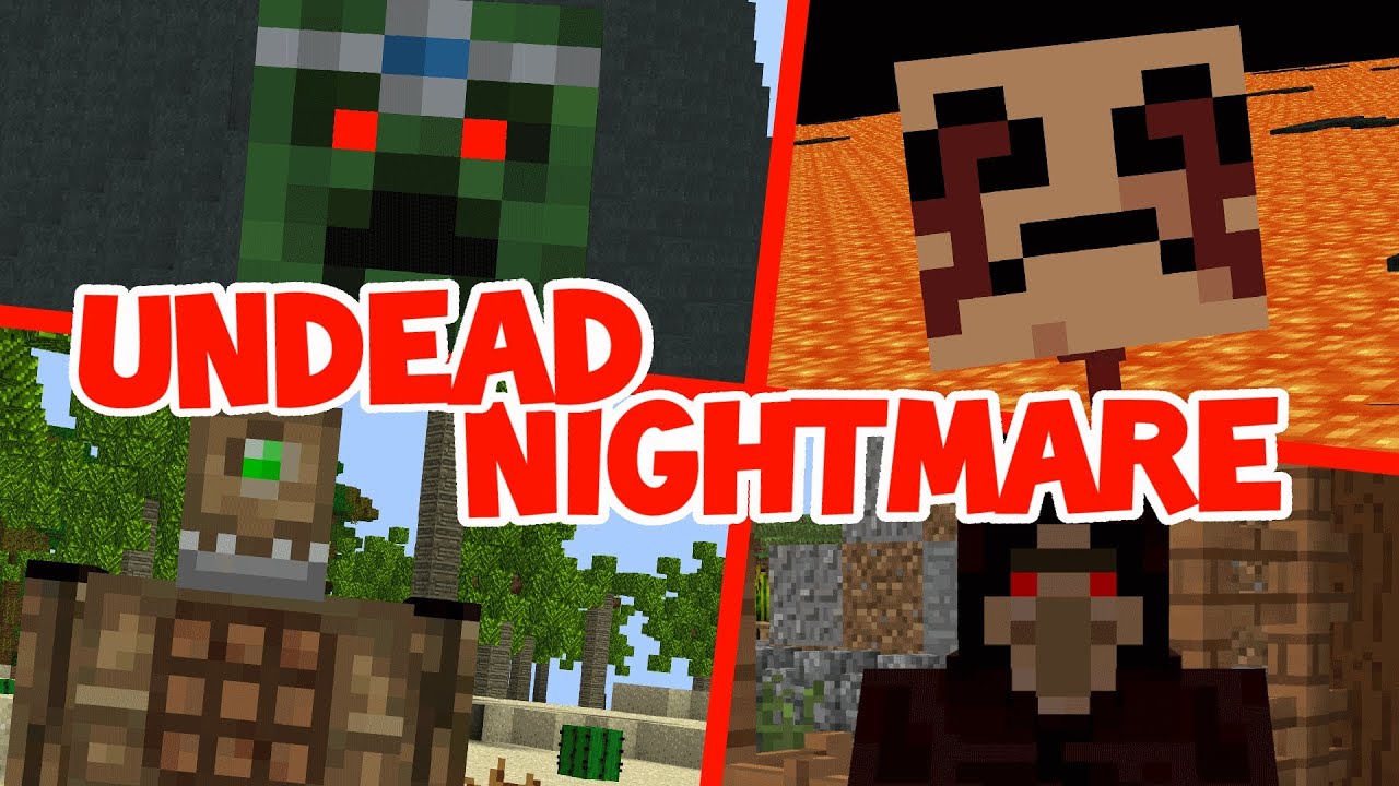 MINECRAFT UNDEAD NIGHTMARES MOD PACK TRAILER! - YouTube