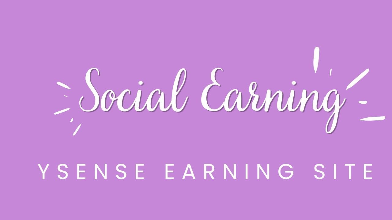 Y Sense earning site @earn - YouTube