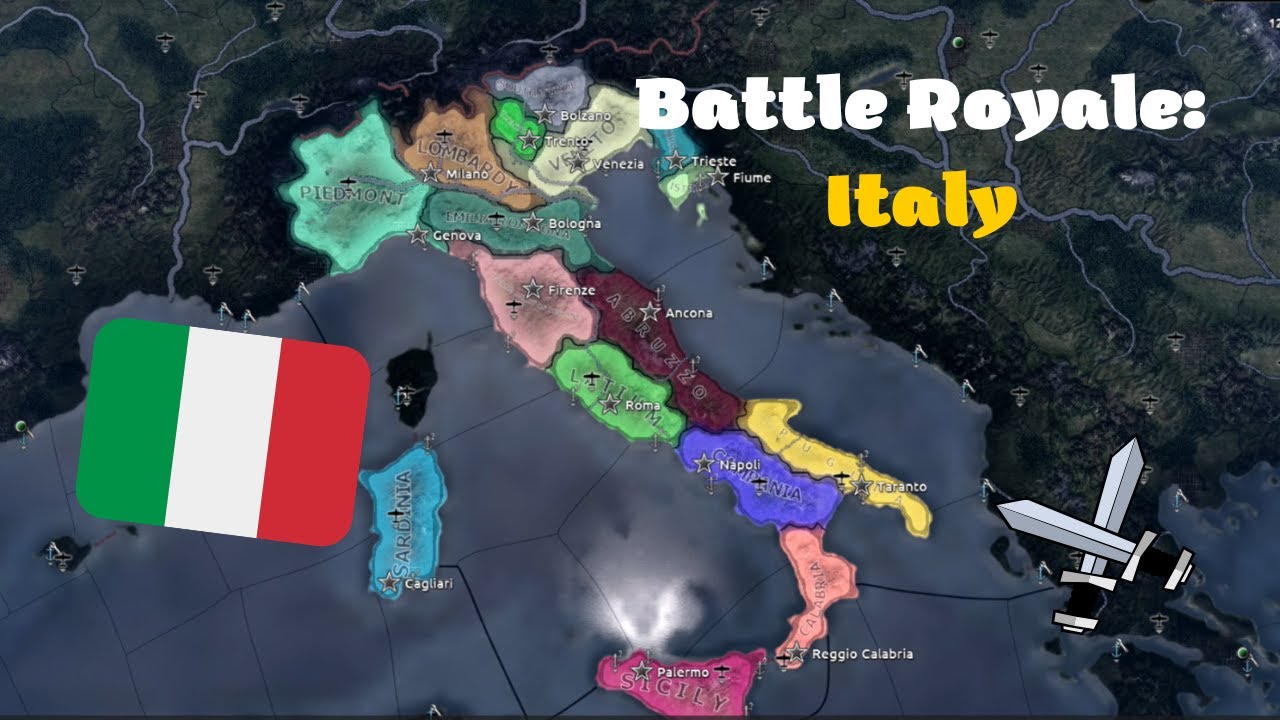 Battle Royale: Italy - Hoi4 Timelapse - YouTube