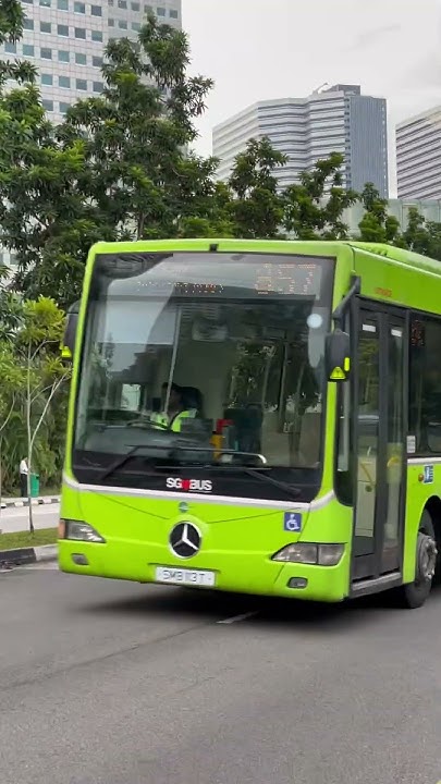 Mercedes-Benz OC50LE SMB113T Tower Transit×SGBUS Bus service 857 to Yishun Interchange - YouTube