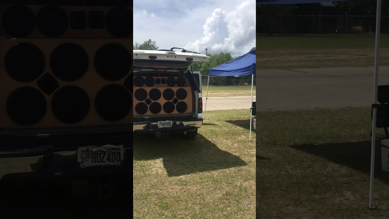 Stunt wall in a Chevy Tahoe - YouTube