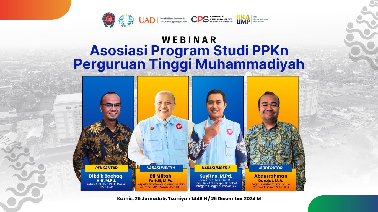 WEBINAR ASOSIASI PROGRAM STUDI PPKN PTM [1] - YouTube