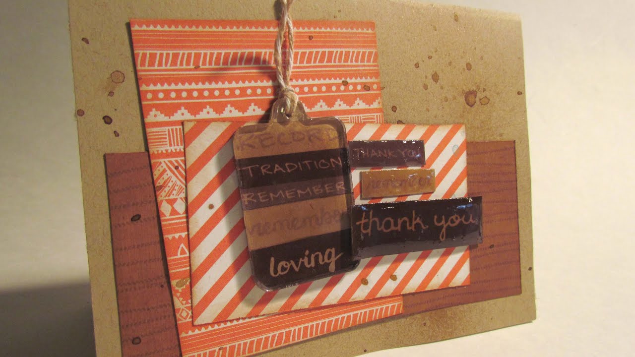 Just Print It: Episode Four - Fall Card - YouTube