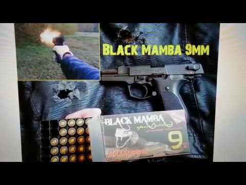 Good for Self Defence? Strong Black Mamba 9mm Ammo vs Jacket and Steel - YouTube