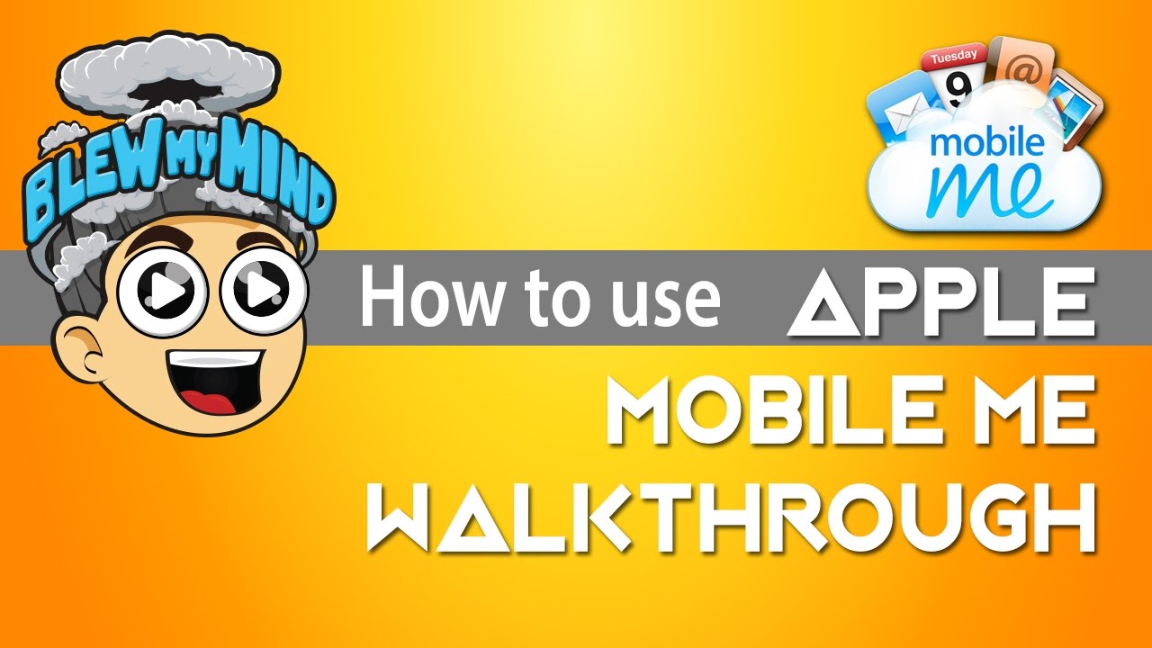 Apple Mobile Me - MobileMe walkthrough - YouTube