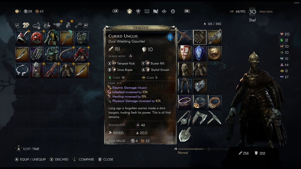 CURSED UNGUIS - The Strongest Gauntlet in No Rest for the Wicked - YouTube