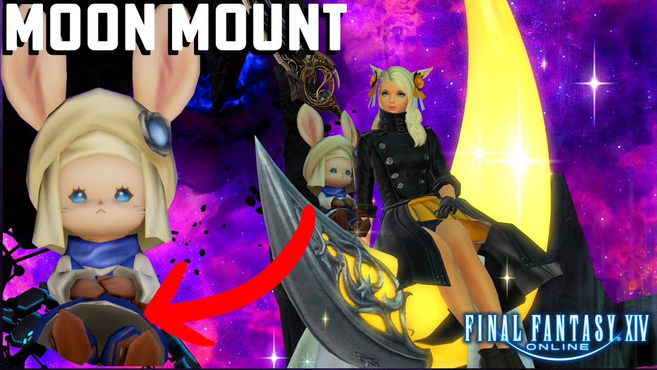 THE CUTEST MOUNT IN FFXIV [Crescent Moon] - YouTube