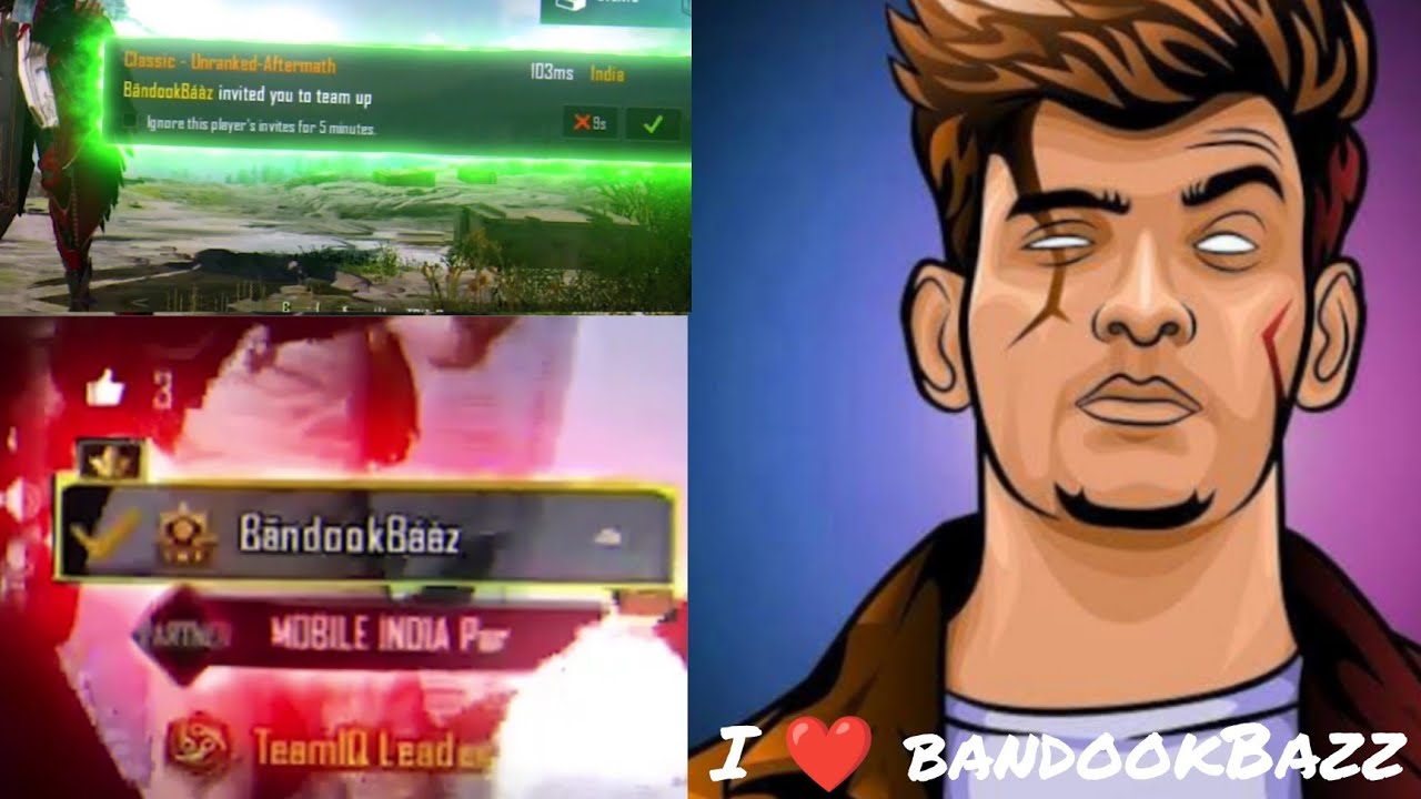 😱Official BandookBazz (BGMI Partner)Invite me in Lobby @BandookBaaz ...