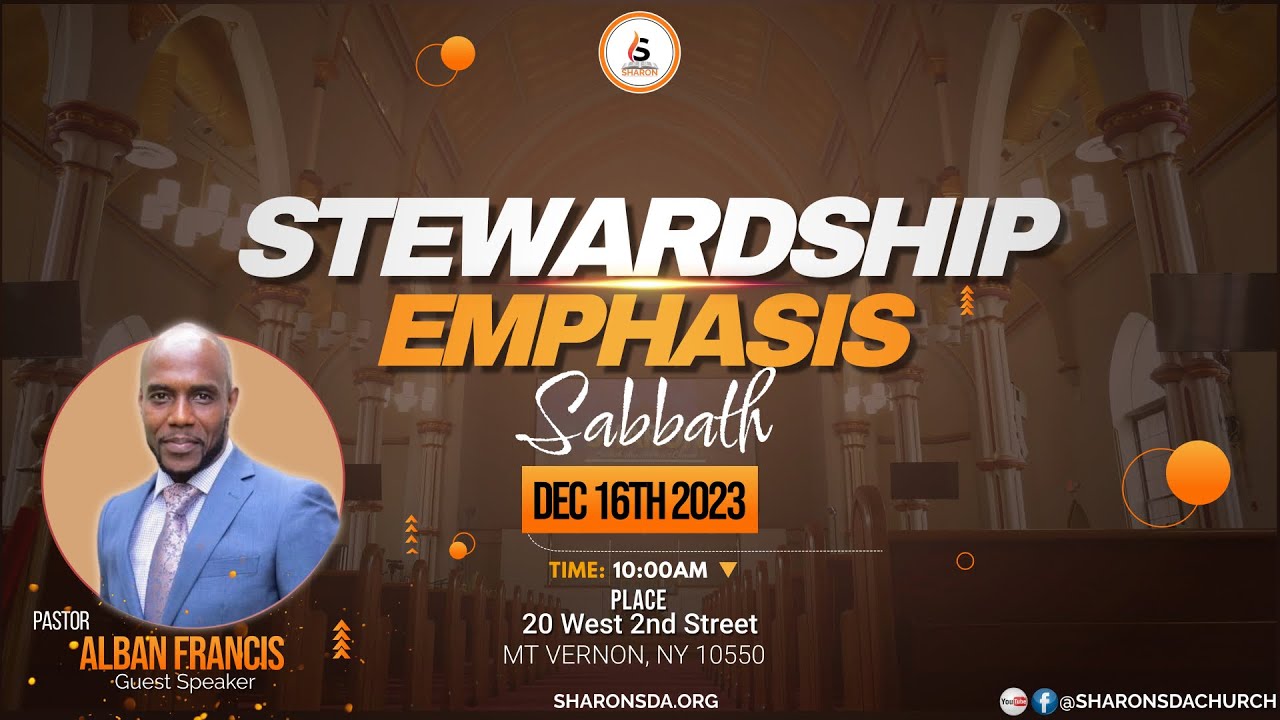 Stewardship Emphasis Sabbath | December 16, 2023 | with Guest Speaker ...