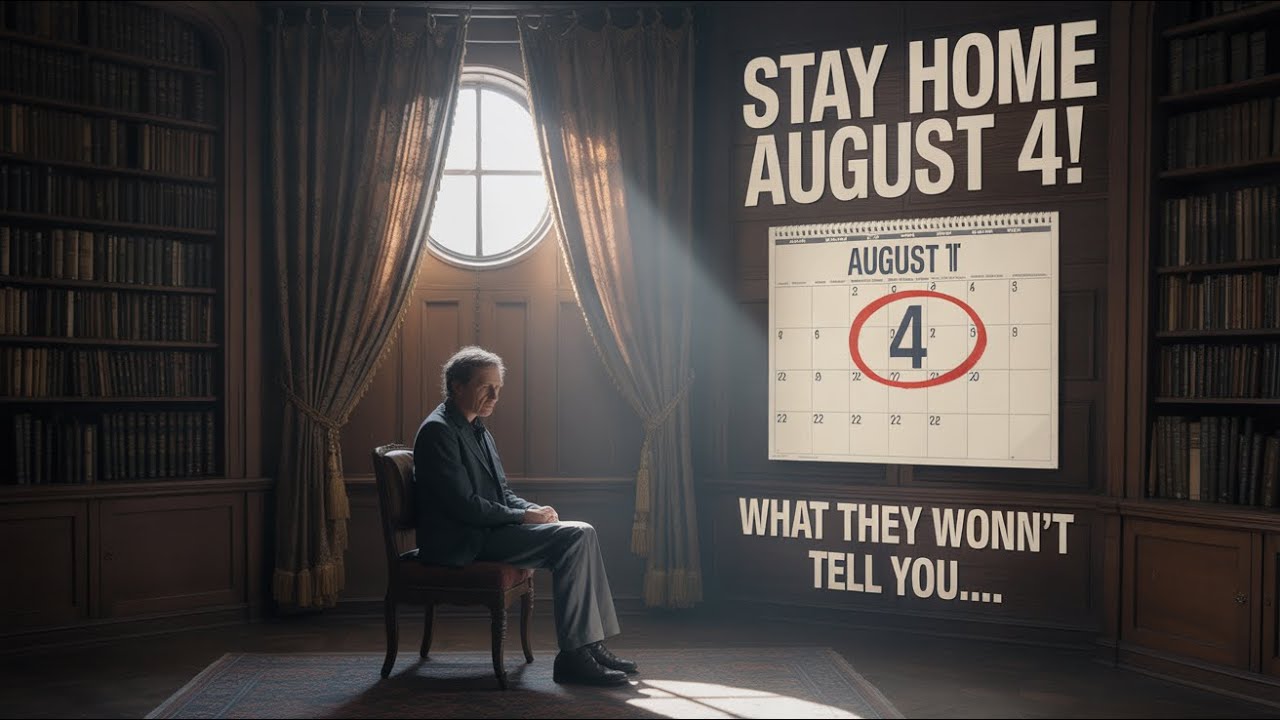 CHOSEN ONES: Why You MUST Stay Home on AUGUST 4! Urgent Spiritual ...