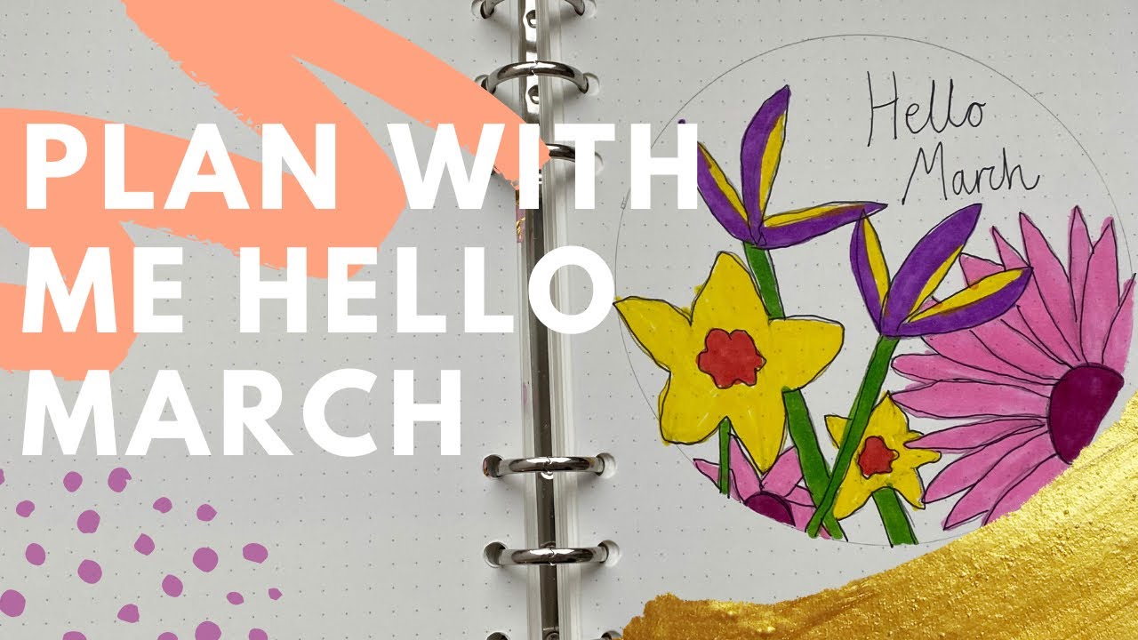 Plan With Me | Hello March Bullet Journal 2020 | Lifestyle | Melanie ...