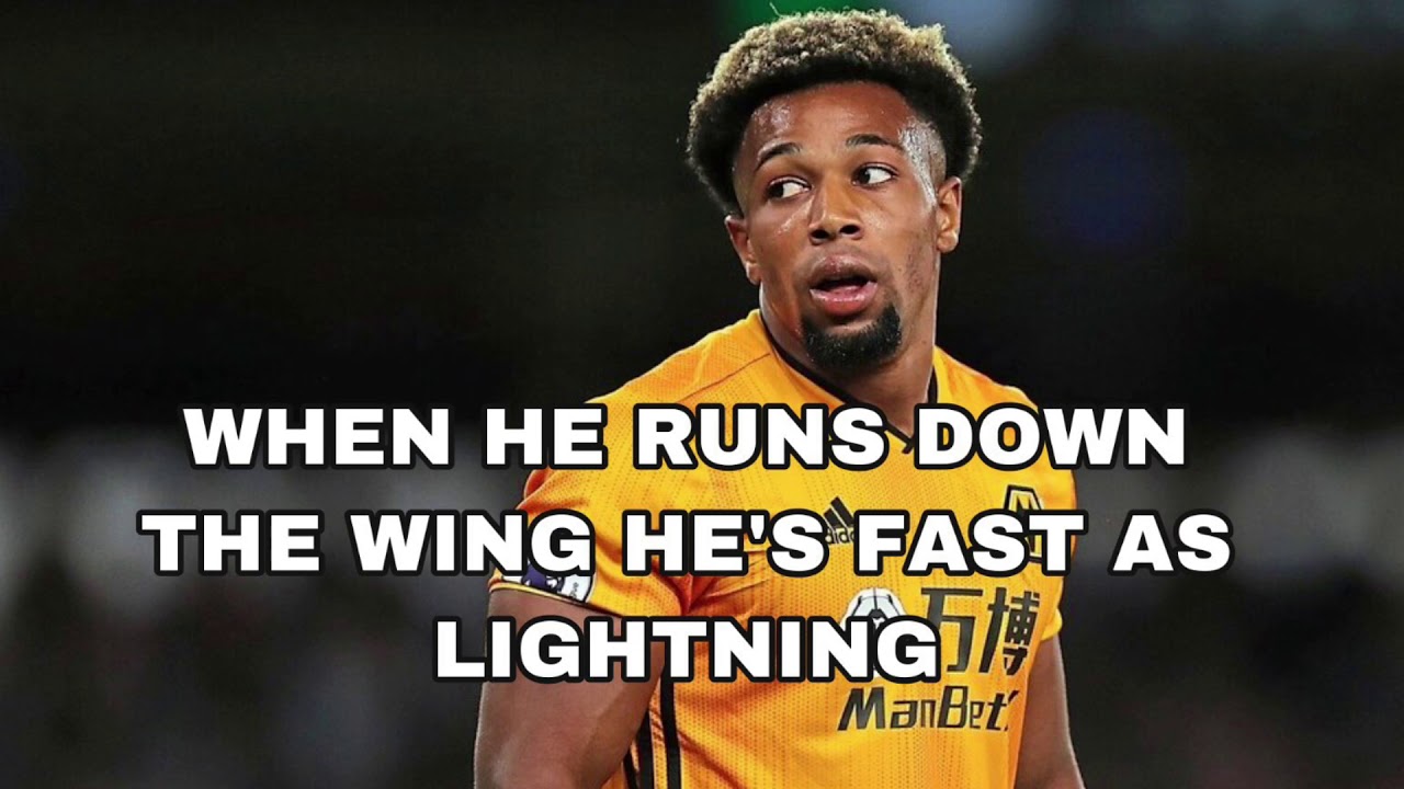 Adama Traore Wolves Chant - With Lyrics - YouTube