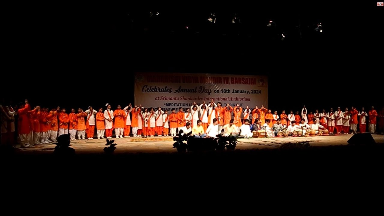 SHIVA ARADHANA || ANNUAL FUNCTION 2024 || MVM-4 || Pranati Nath Borah ...