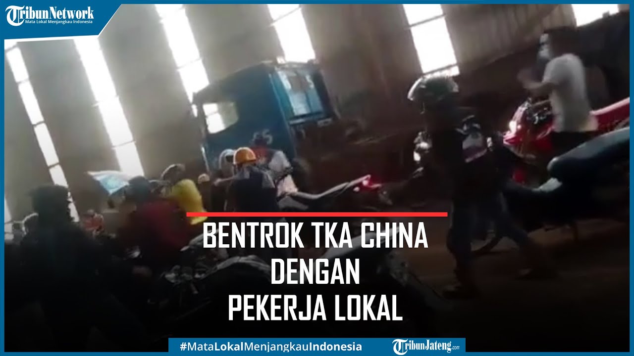 Viral Bentrok Karyawan Tambang TKA China dengan Pekerja Lokal - YouTube