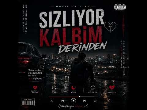 💔 SIZLIYOR KALBİM DERİNDEN 💔 | Slow Arabesk Rap • Gece Vibes • Duygusal Şarkı