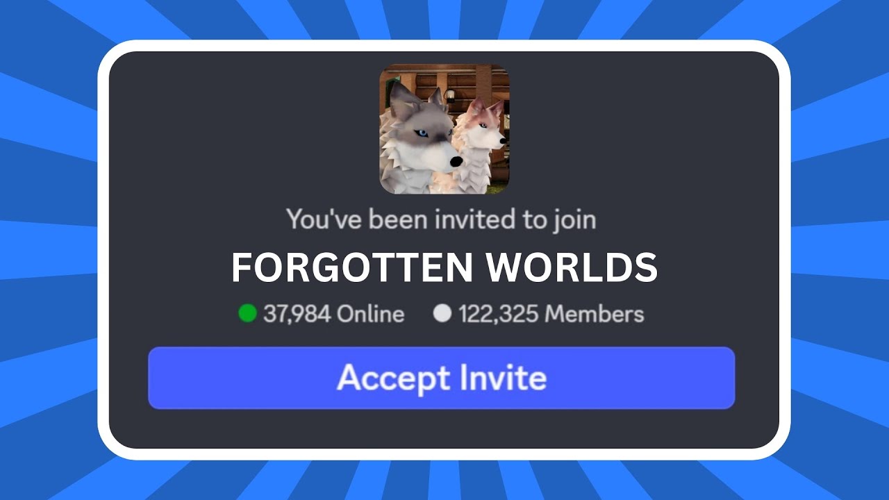 How to Join FORGOTTEN WORLDS Discord Server (Roblox) – PC & Mobile ...