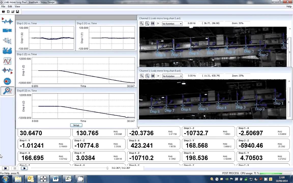 Alignment Checks and Load Testing of Cranes - 3D Displacement - YouTube