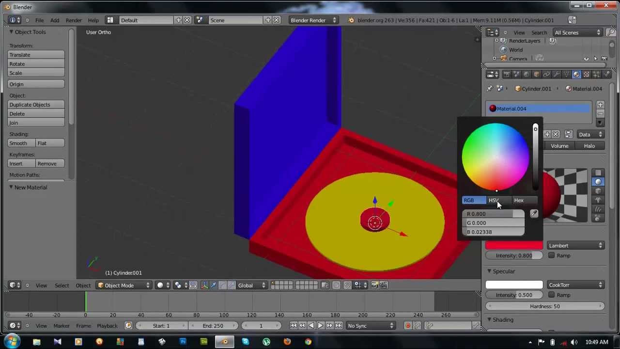 CD animation using Blender - YouTube