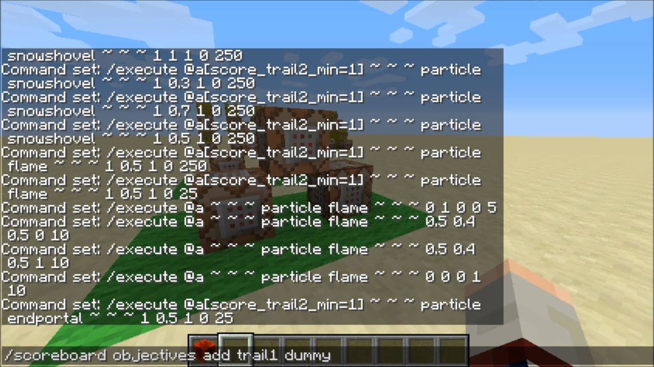 MineCraft Tutorials - Particle Paths (Vanilla) - YouTube