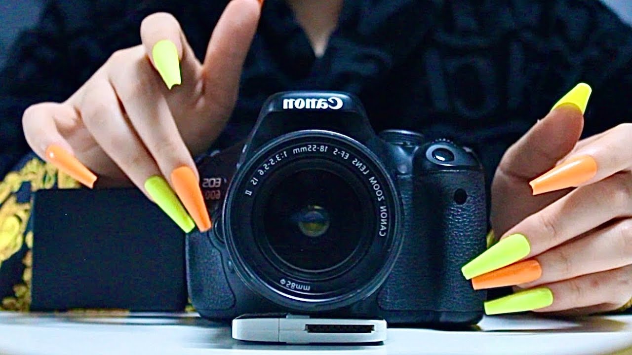 Lofi ASMR / DSLR Camera Tapping + Camera Scratching + Camera Touching ...