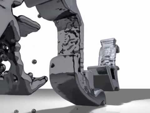 second liquid metal animation sequence for new intro film -new material ...
