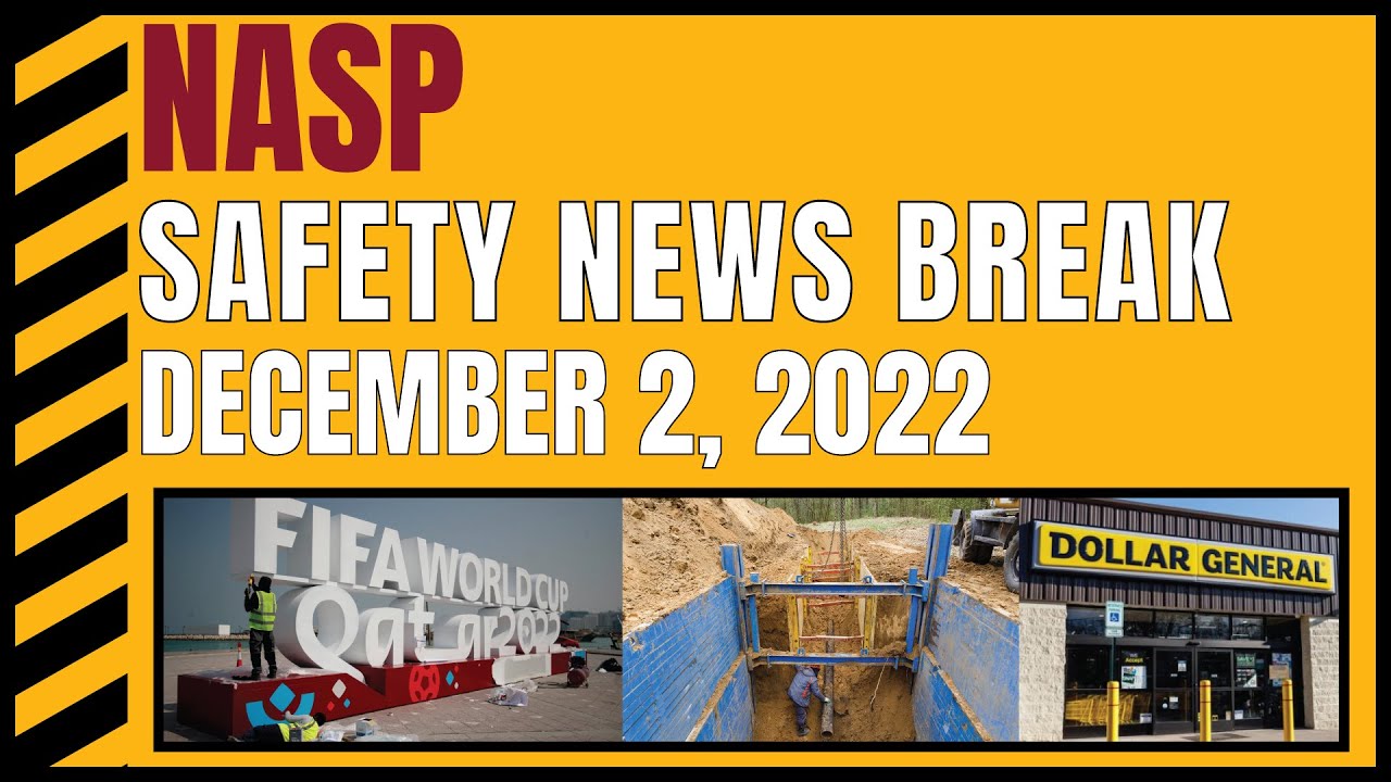 NASP Safety News Break - December 2, 2022 - YouTube