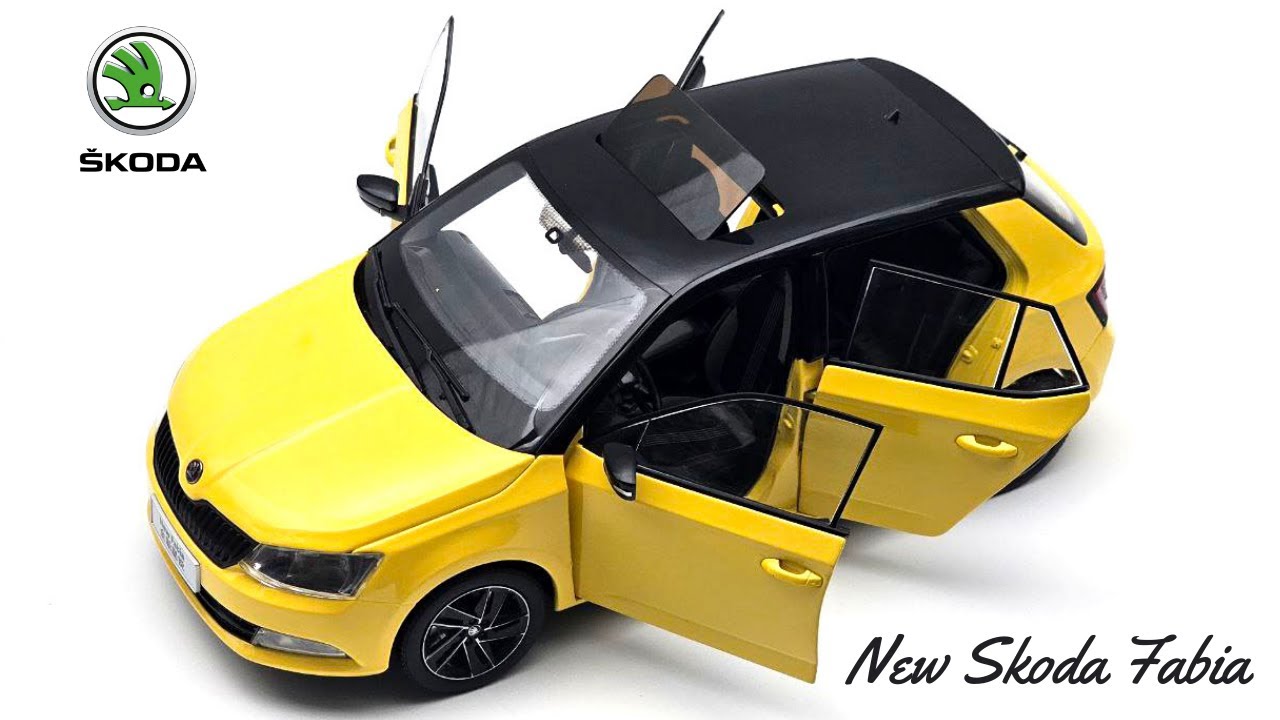Unboxing of All New Skoda Fabia 1/18 Scale (Super Realistic Diecast ...