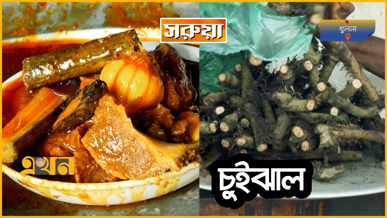 খুলনা অঞ্চলের ঐতিহ্যবাহী খাবারের উপকরণ- চুই | সরুয়া | Chui Jhal ...