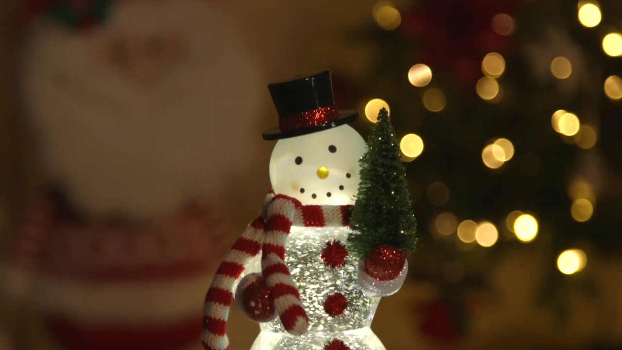 LED Spinning Water Snowman Tabletop Décor 8LED506 from Cypress Home ...