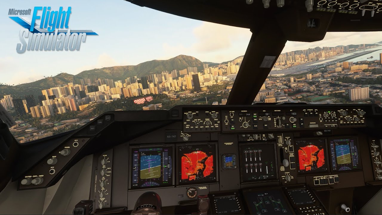 Microsoft Flight Simulator | Kai Tak Airport Is Back! | 747-8 ...