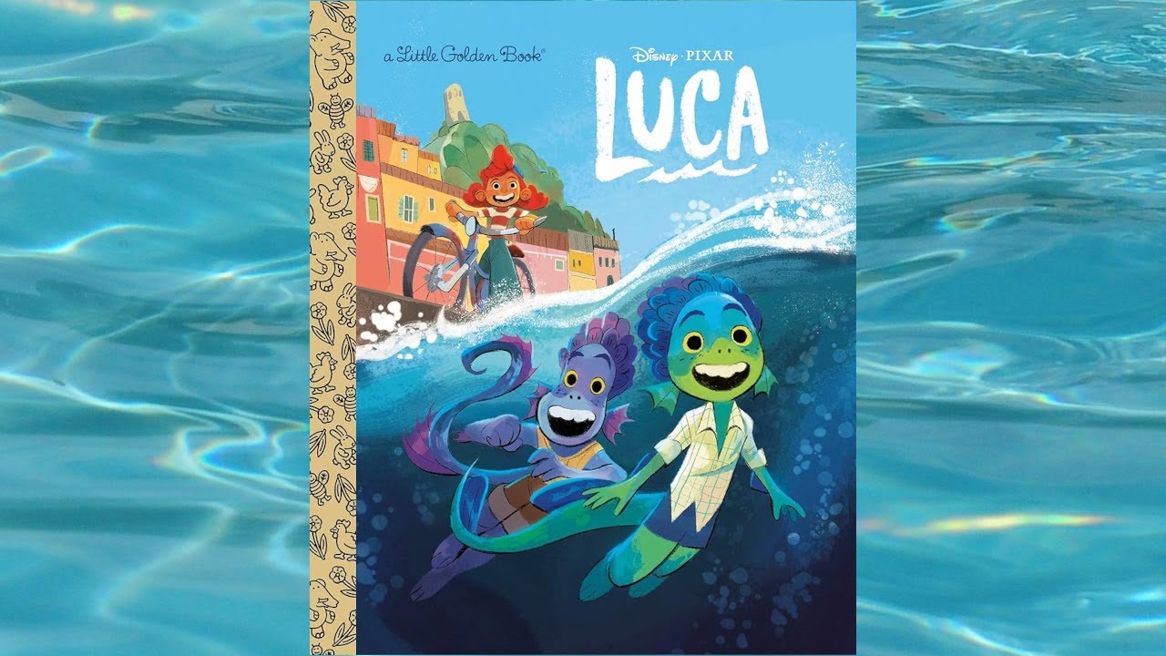 Disney Luca little golden book kids book read along - YouTube