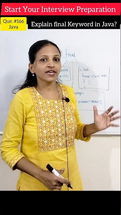 Explain final Keyword in Java. #shorts #youtubeshorts #viral - YouTube