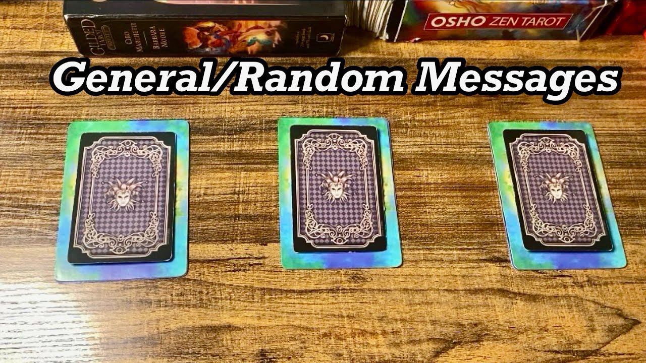 (Pick a card) General/Random Messages - YouTube