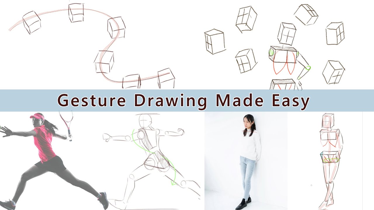 Easy Gesture Drawing for Beginners: Step-by-Step Guide - YouTube