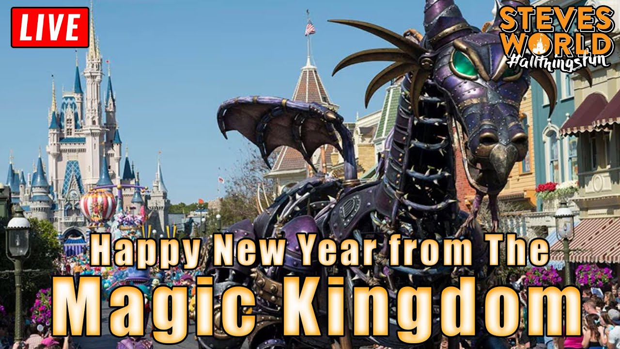 🔴 LIVE: Happy New Year From The Magic Kingdom | Walt Disney World Live ...