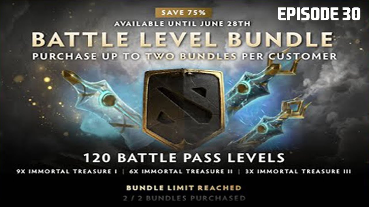 Dota 2 GDBF Episode 30 - Battle Level Bundle TI10 240 Levels Full ...