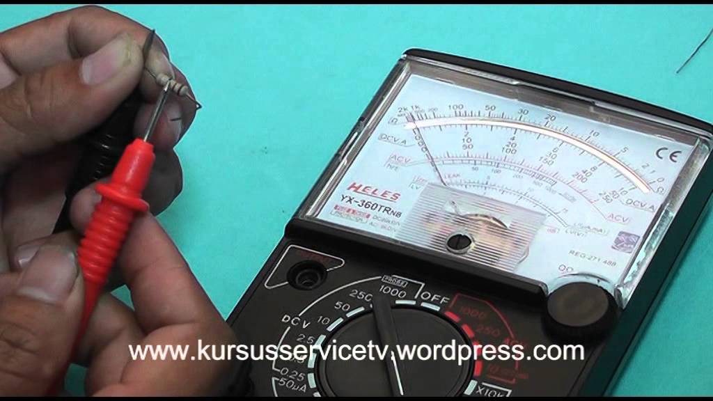 cara kalibrasi multimeter - YouTube