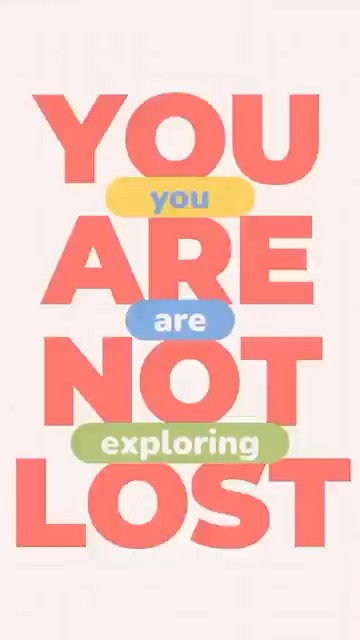 You are not lost, you are exploring 🧐 - YouTube