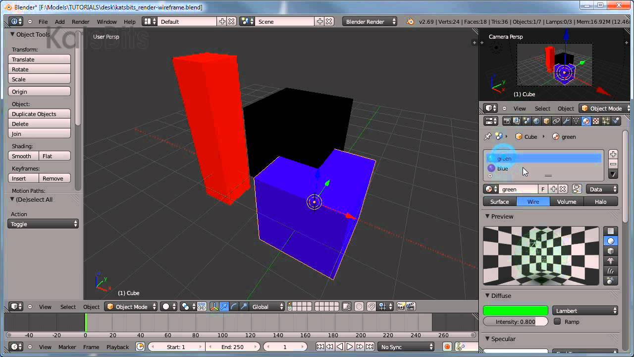 Coloured Wireframe & Surface Rendering (simple) - YouTube